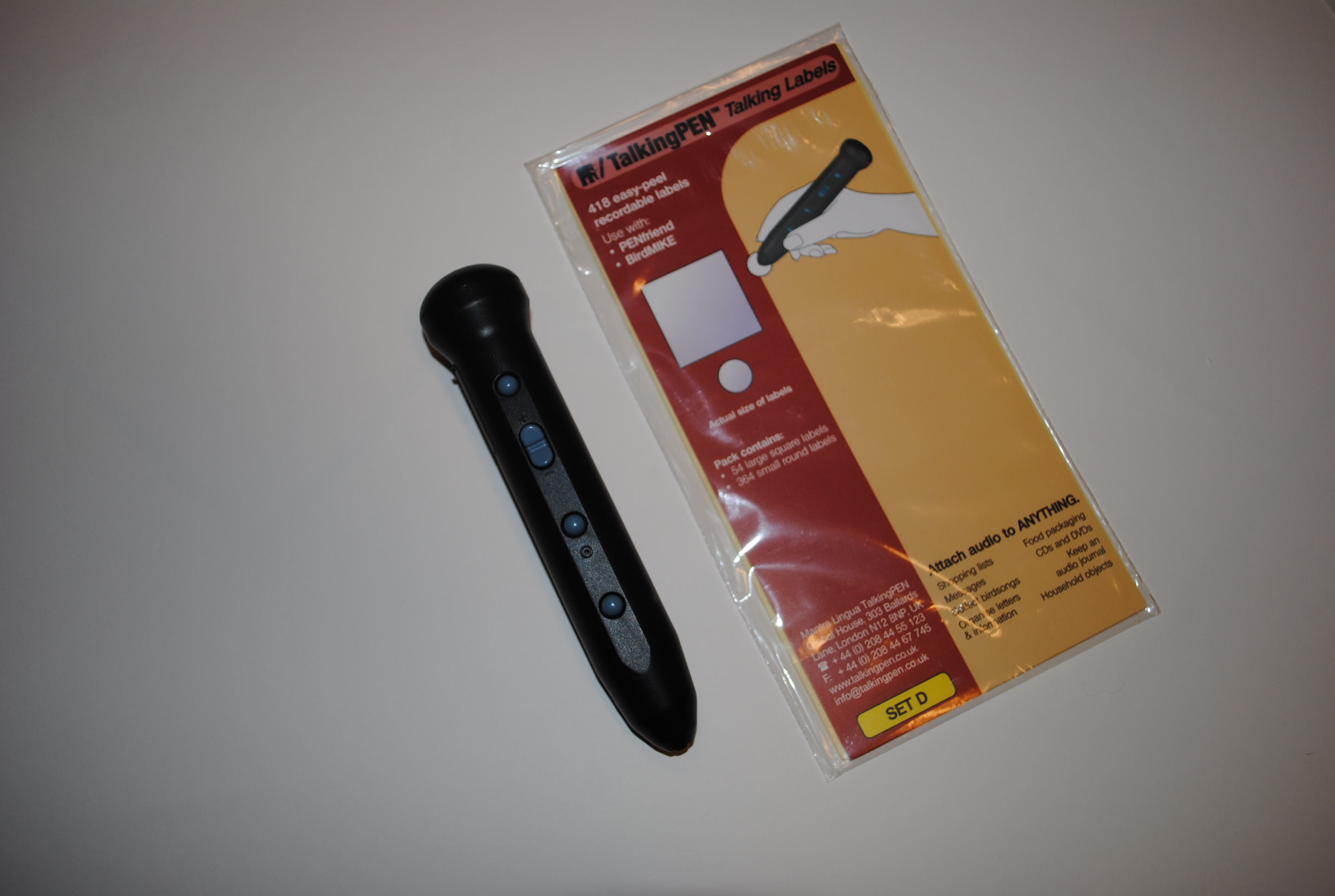 Penfriend (Lydmærkningspen) fra Butik KIK - Hjælpemiddelbasen