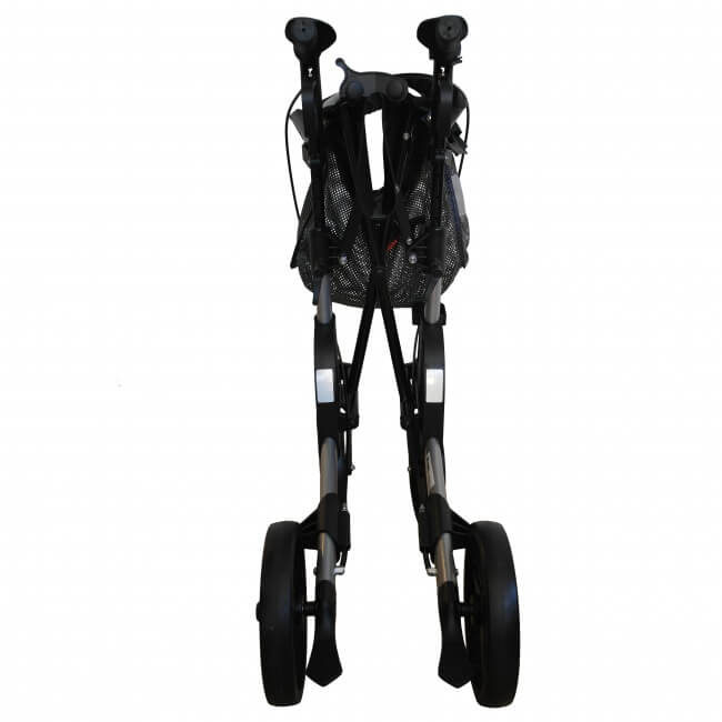 Billig rollator med sideværts sammenklapning, fås i 3 højder fra ...